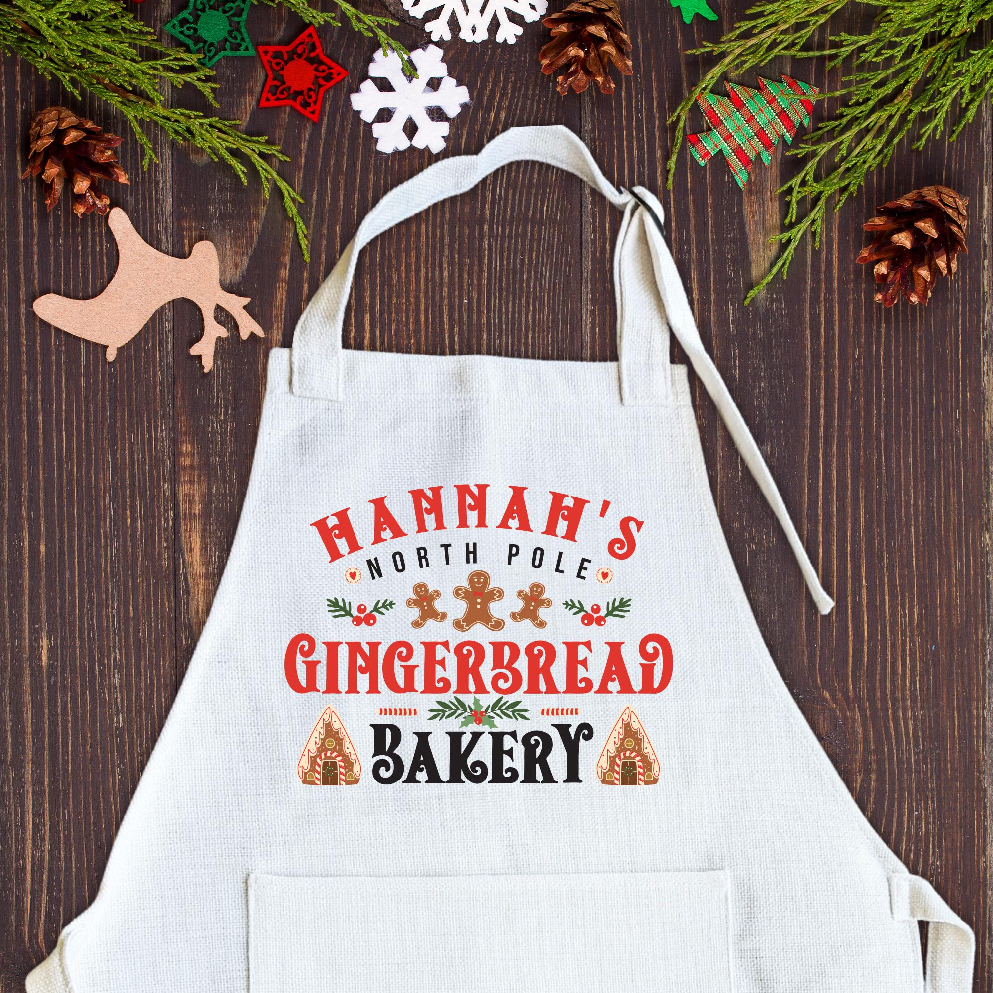 Personalized Apron-North Pole Bakery-Custom Apron-Personalized Aprons ...